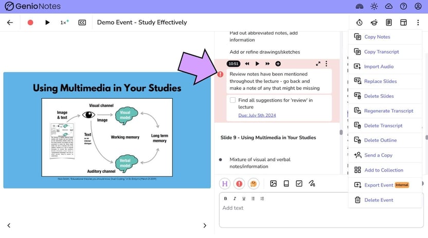 Learn how to use the Genio Notes app in just one minute | Genio