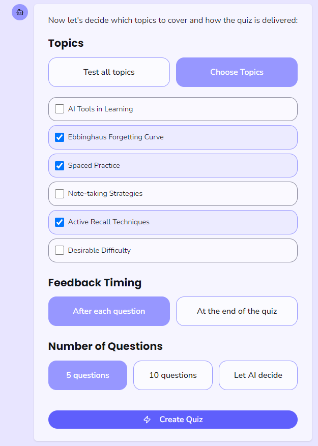 How to customize your learning with Quiz Me | Genio